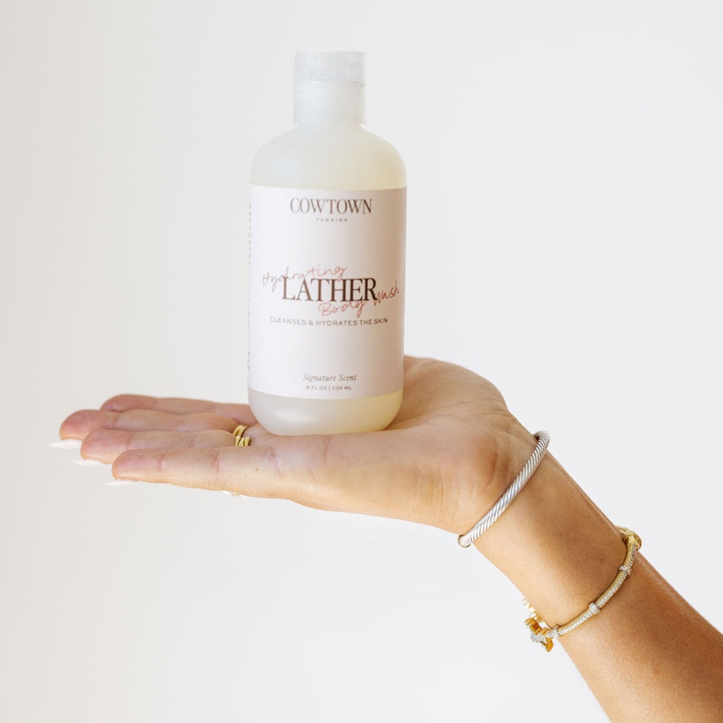 Spray Tan Safe Body Wash LATHER Cowtown Tanning spray-tan-safe-body-wash-lather-cowtown-tanning